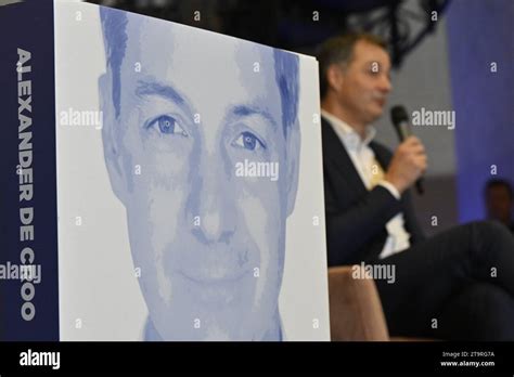 Prime Minister Alexander De Croo Pictured During The Book Presentation