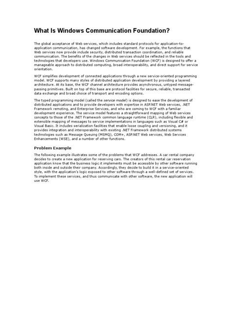 windows communication foundation and wpf pdf windows communication