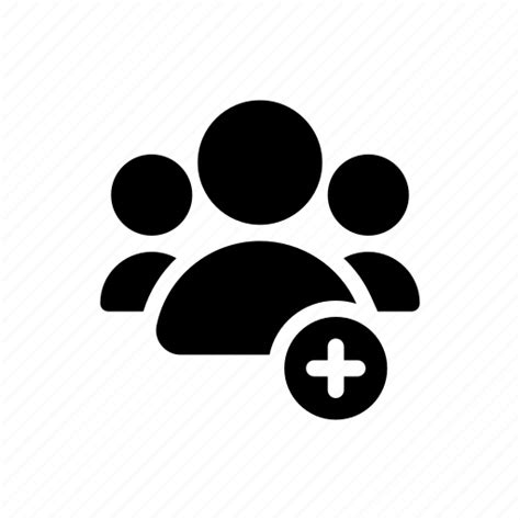 Group User Plus Add Subscriber Ui Icon Download On Iconfinder