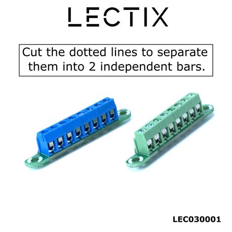 Breakout Terminal Block 2 X 8 Pin Lectix