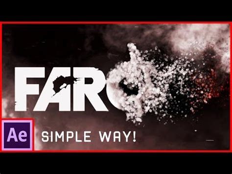 After Effects Tutorial Particles Logo Text Animation Artofit