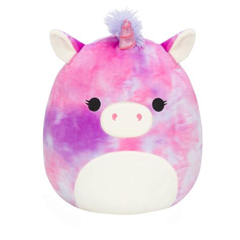 Squishmallows Średni pluszak różowy jednorożec Lola 12