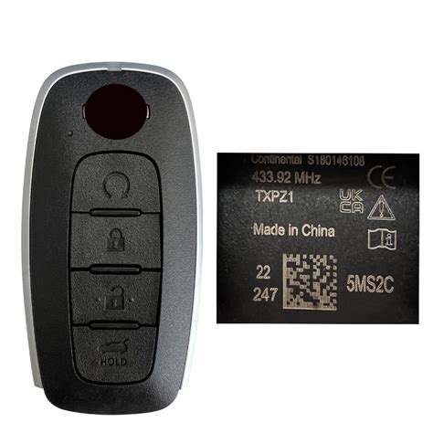 CN027101 Original 2023 N Issan Smart Key Remote 4 Buttons 434MHz Fcc ID