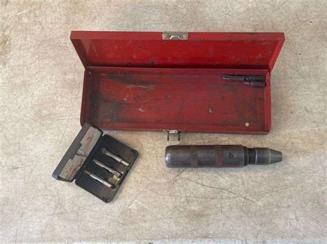 Proto Toolbox With Drill Bits And Hang Impact Driver Isabell Auction