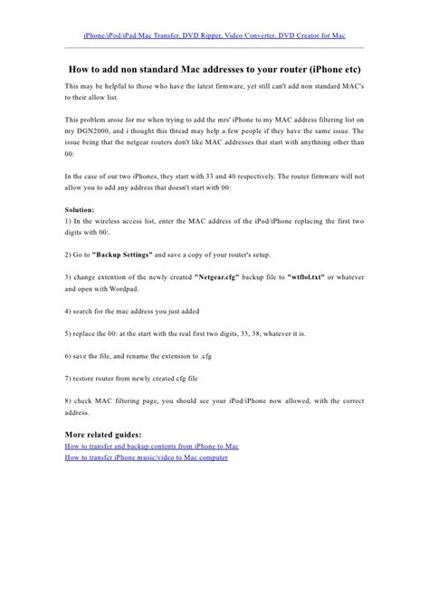 Check Mac Address For Iphone Fasrking