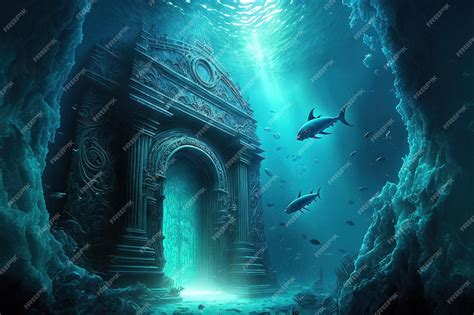 Ancient Underwater City Art