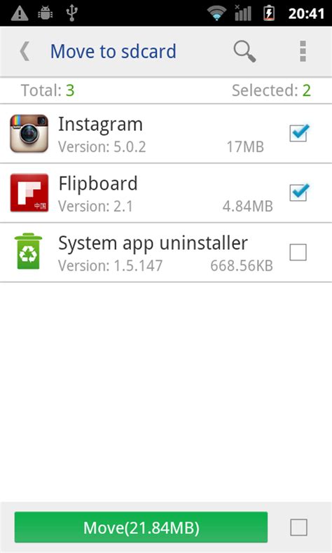 Move App To SD Card For Android Download