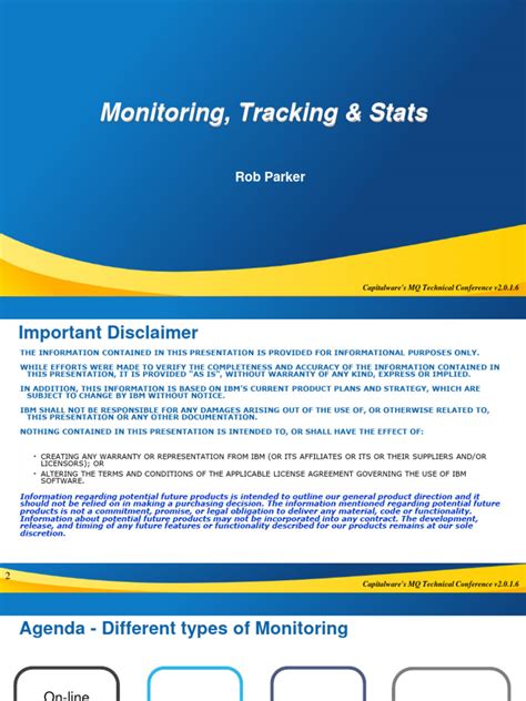 Monitoring And Tracking Mq And Applications Download Free Pdf Parameter Computer