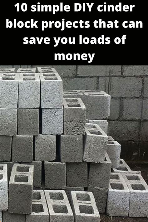 10 Easy Diy Cinder Block Projects
