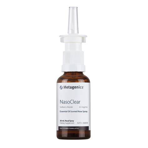 Metagenics Nasoclear 30ml Nasal Spray For Symptoms Of Mild Sinusitis