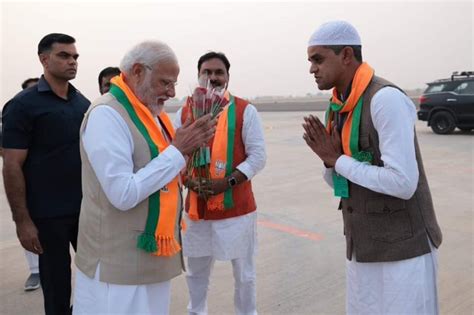 bjp minority morcha leader usman ghani criticises pm s remarks