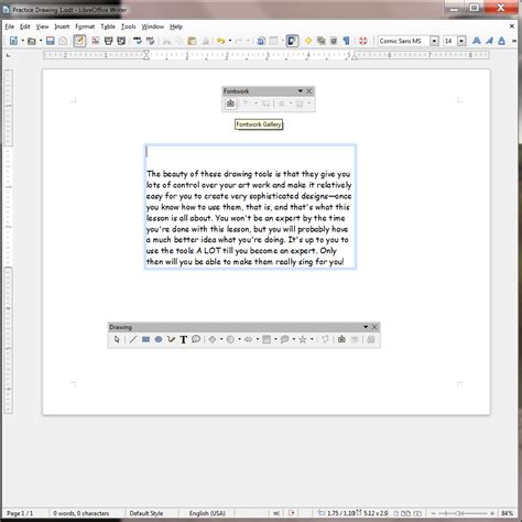 Lesson 3 The Libreoffice Drawing Tools — Ict Documentation Site