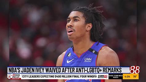 Nbas Jaden Ivey Waived After Anti Lqbtq Remarks