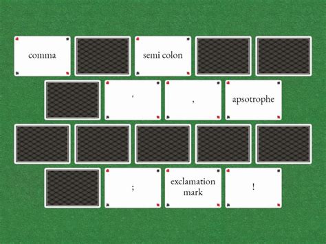 Punctuation Matching Pairs
