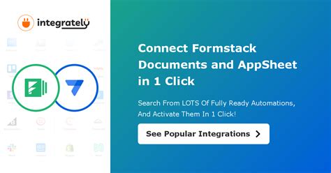 How To Integrate Formstack Documents And Appsheet 1 Click ️ Integration
