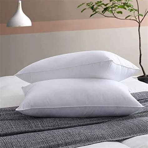 Neck Pillow Plain Platinum Bed White Pillows For Home Shape
