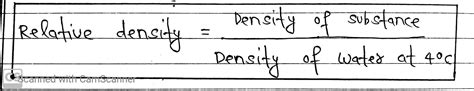 Density And Relative Density Maths And Physics With Pandey Sir