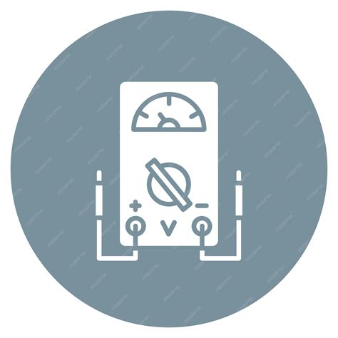 Premium Vector Voltage Indicator Vector Illustration