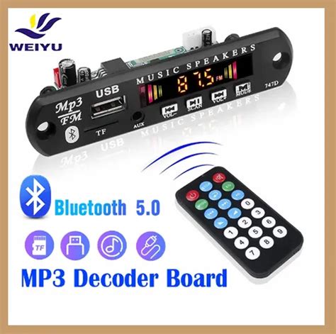 Car Audio JQ D908BT Decoder Board Module Wireless Bluetooth 5 0 5V 12V MP3 WMA USB TF Radio