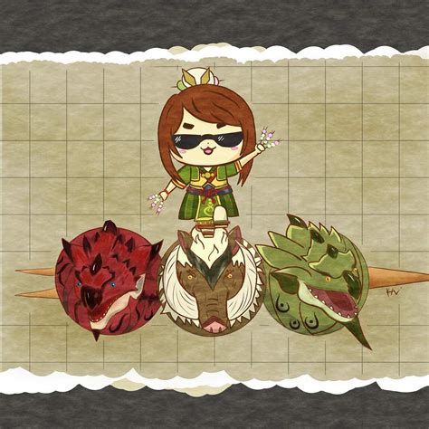 🍡😎🍡 Idk What To Title Heres Another Yomogi Fanart Monster Hunter Amino