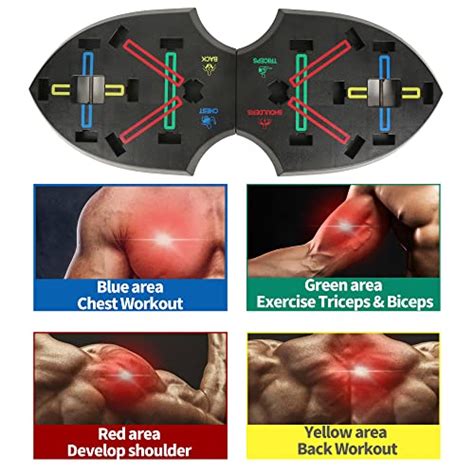 Hotwave Portable Home Gym Workout Equipment Push Up Board Strength