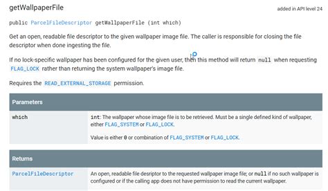 Android Find Out If Different Home And Lockscreen Wallpapers Are Set