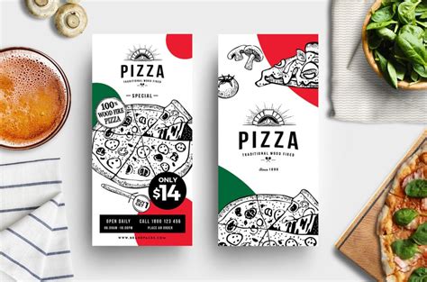 Dl Pizza Menu Template In Psd Ai And Vector Brandpacks