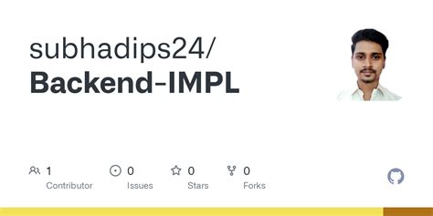 GitHub Subhadips Backend IMPL
