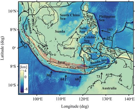 Java Sumatra Trench My Maps