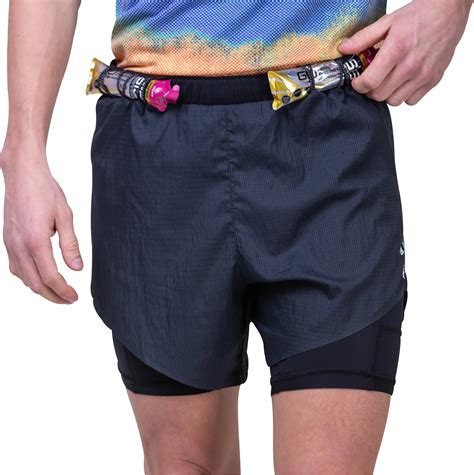 Ronhill Tech Race Twin 2 In 1 Mens Running Shorts Black Start Fitness