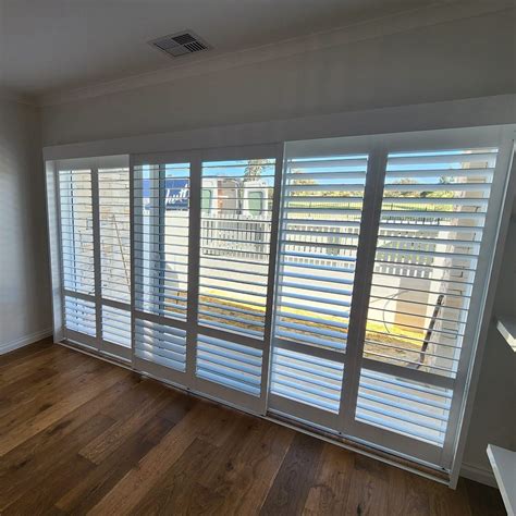 PVC Shutters With Louvers Interior Noise Reducing Sliding Door Design
