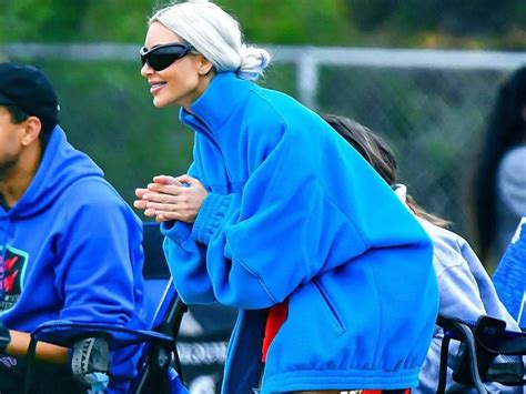 Kim Kardashians Cozy Sports Mom Vibe Makes Us Go For It