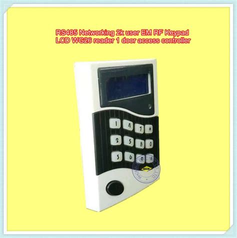 Rs485 Networking 2k User Em Rf Keypad Lcd Wg26 Reader 1 Door Access Controller Eur 27 80