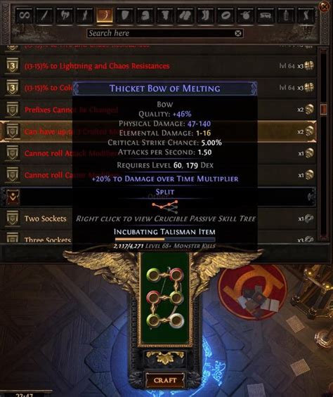 Why Cant I Craft This Suffix Mod Rpathofexile