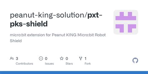 GitHub Peanut King Solution Pxt Pks Shield Micro Bit Extension For Peanut KING Micro Bit