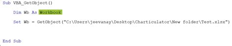 Vba Getobject In Excel Syntax Examples How To Use