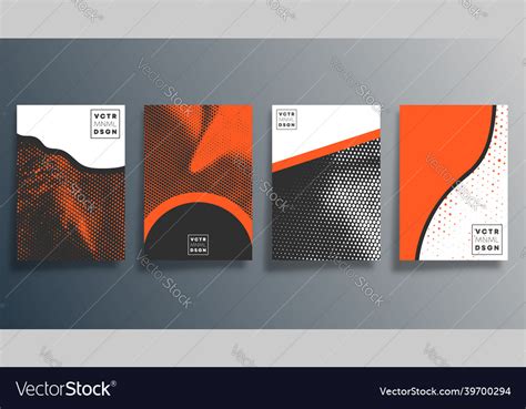 Minimal Halftone Design For Flyer Poster Vector Image