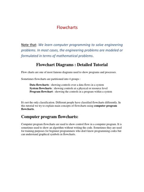flowcharts chapter 2 pdf computer program programming