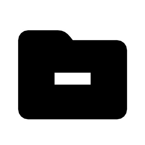 Folder Minus Fill Vector SVG Icon SVG Repo