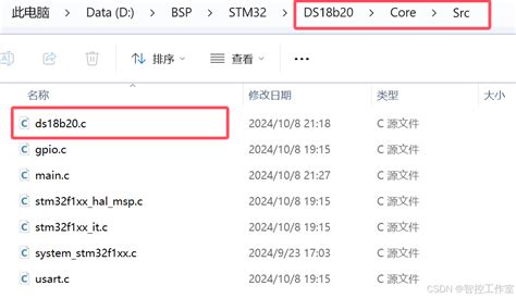 Stm32 Hal库 驱动ds18b20温度传感器 2024108stm32 Ds18b20 Csdn博客
