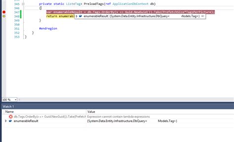 C Entity Framework Display Sql Used To Perform Db Request Anomaly