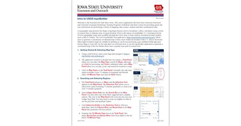 Intro To Usgs Topobuilder