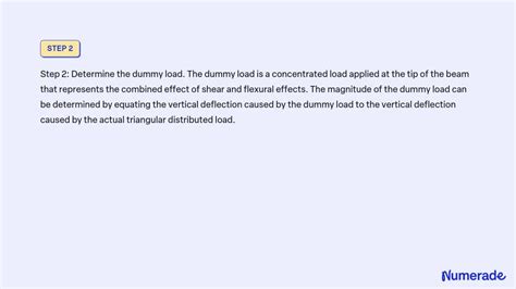 solved a cantilever beam is subjected to a triangular distributed load