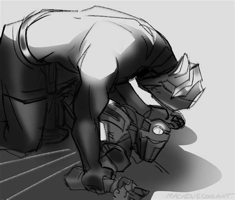 Rule 34 Gabriel Ultrakill Grayscale Helmet Machinecoolant Pinning Pinning Down Robot