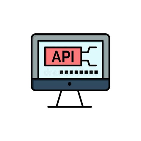 Computer Code Coding Education Flat Color Icon Vector Icon Banner
