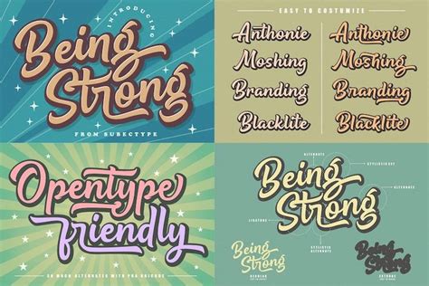Retro Font Bundle Vintage Font Cricut Font Groovy Font Nostalgic