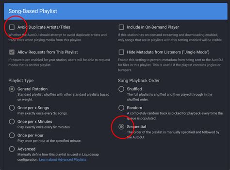 Cant Play A Playlist Sequentially · Issue 6411 · Azuracastazuracast