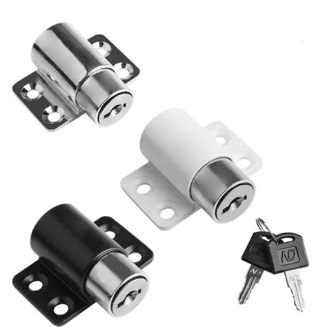 SERRURE DE PORTE Coulissante Boulons Terrasse Blanc Argent Noir Latch