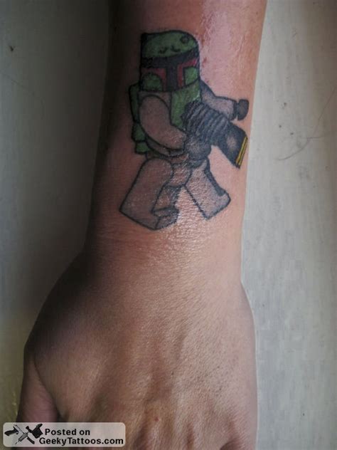 Lego Boba Fett Geeky Tattoos