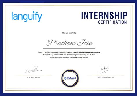 Pratham Jain On Linkedin Connections Internship